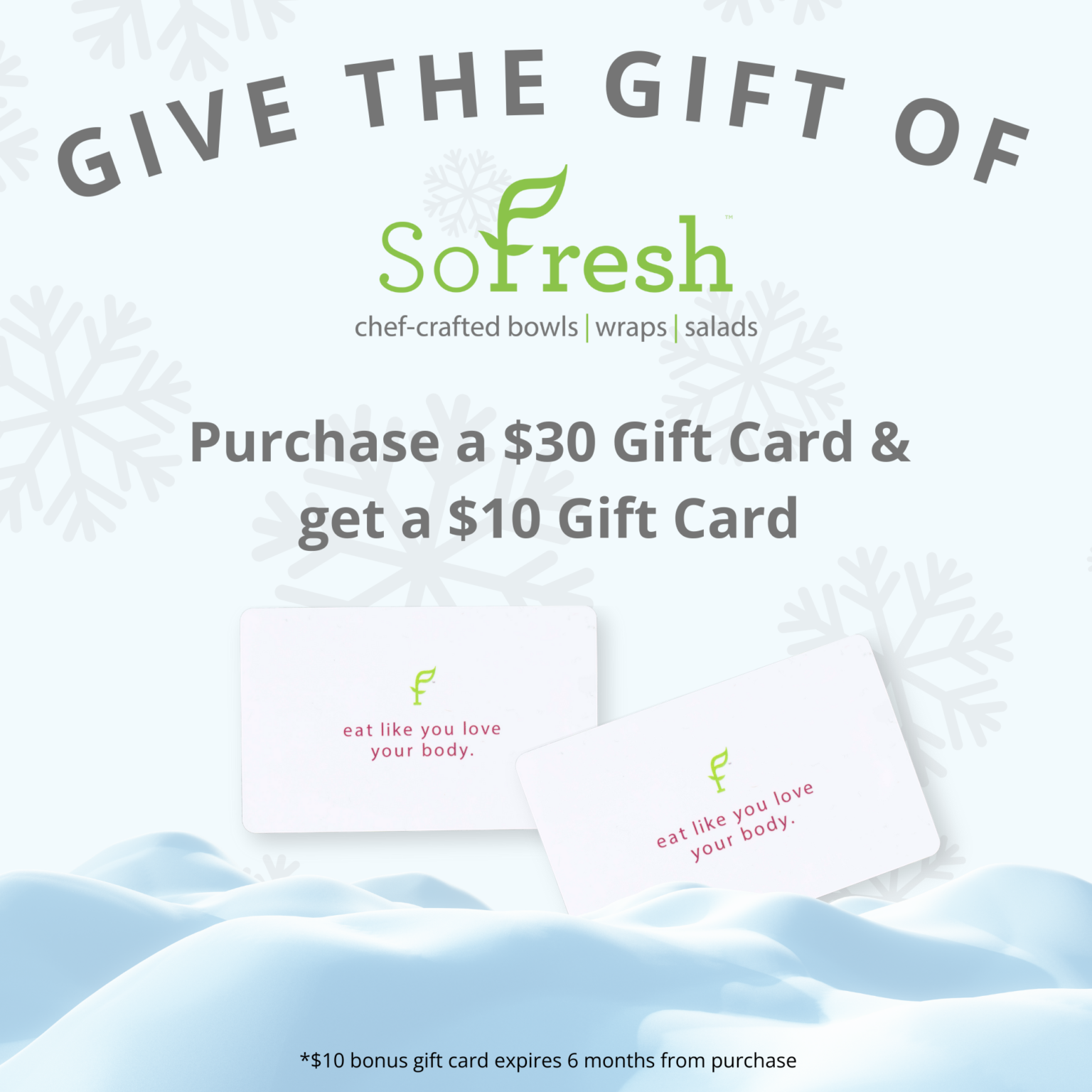 SoFresh A Healthy Fast Casual Restaurant | Fresh Food